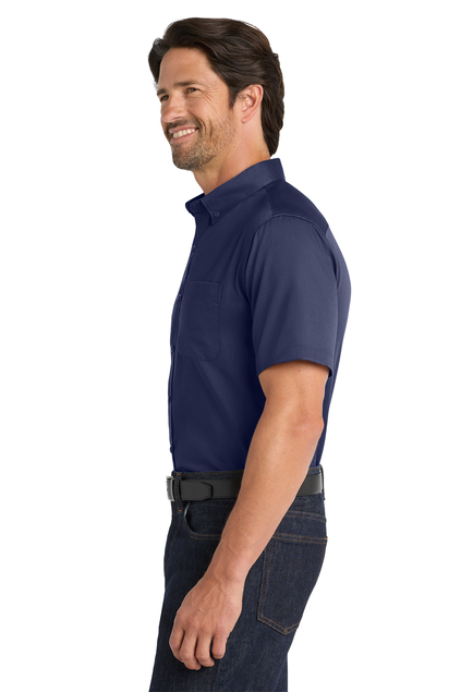 Port Authority Short Sleeve SuperPro React Twill Shirt | Product | SanMar