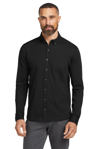 OGIO Code Stretch Long Sleeve Button-Up | Product | SanMar