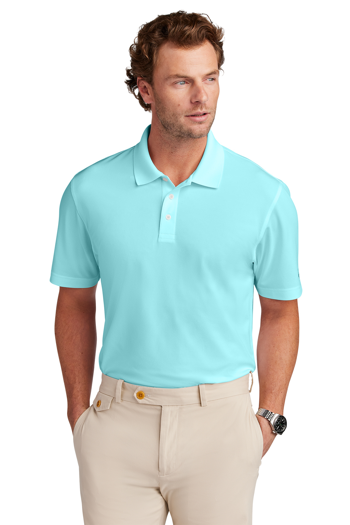 Brooks Brothers Mesh Pique Performance Polo | Product | SanMar