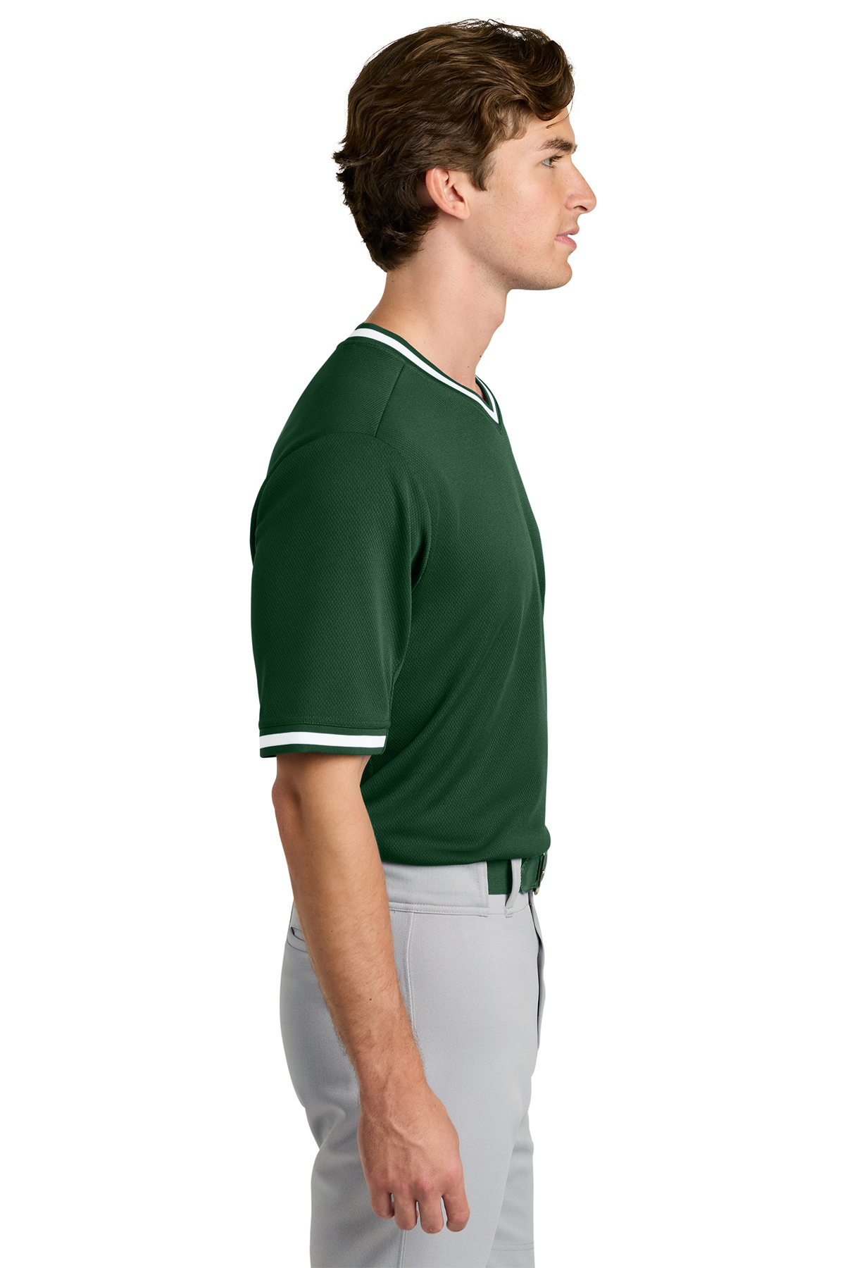 Sport-Tek Tough Mesh V-Neck Baseball Jersey | Product | Company Casuals
