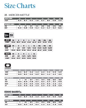 Size & Fit Landing Page | SanMar