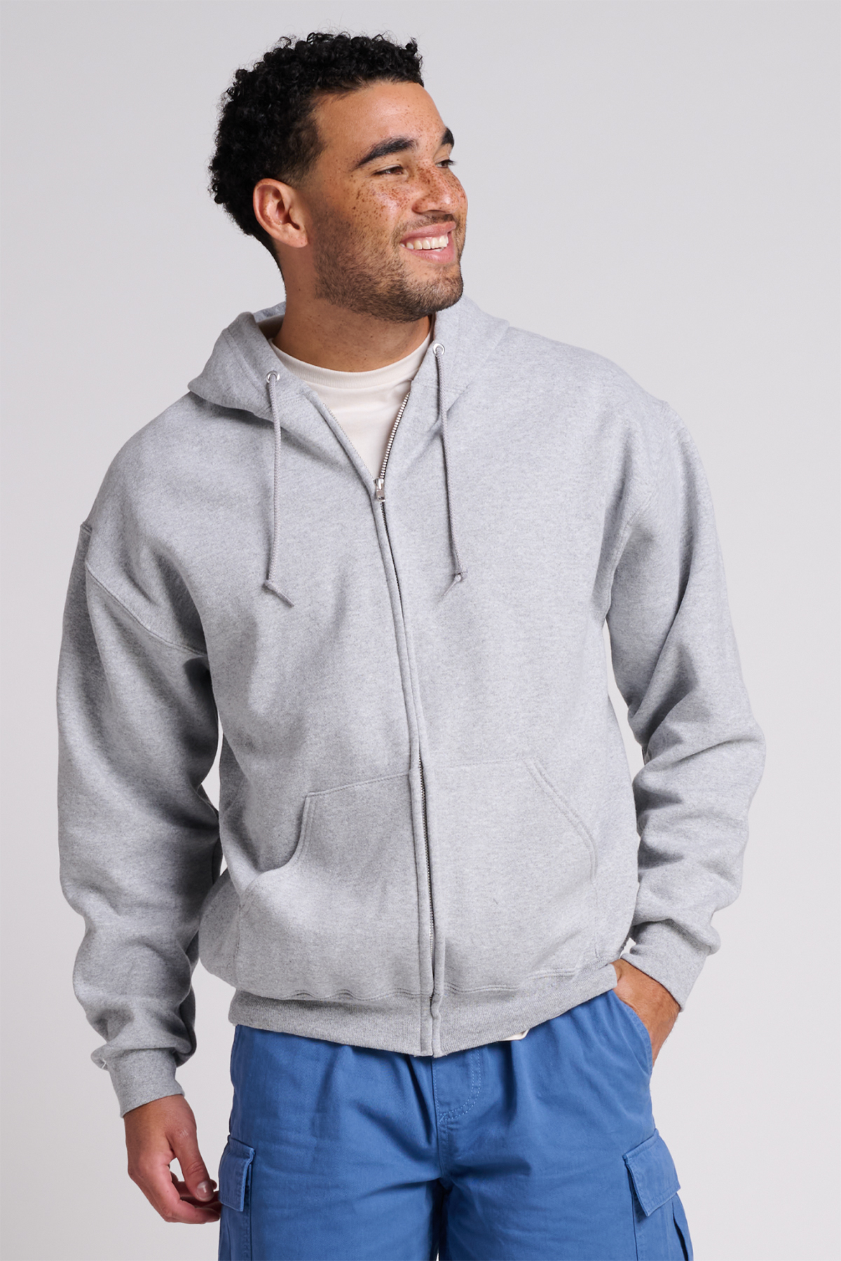 Jerzees Rugged Unisex Full-Zip Hooded Sweatshirt | Product | Company ...