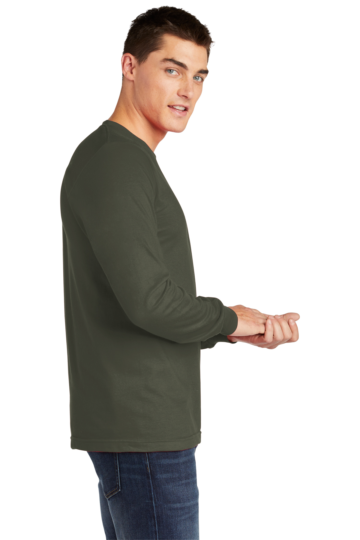 American Apparel Fine Jersey Unisex Long Sleeve T-Shirt | Product | SanMar