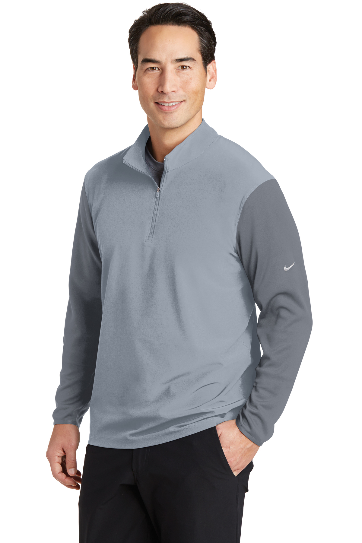 Nike Dri-FIT Fabric Mix 1/2-Zip Cover-Up | Athletic/Warm-Ups ...