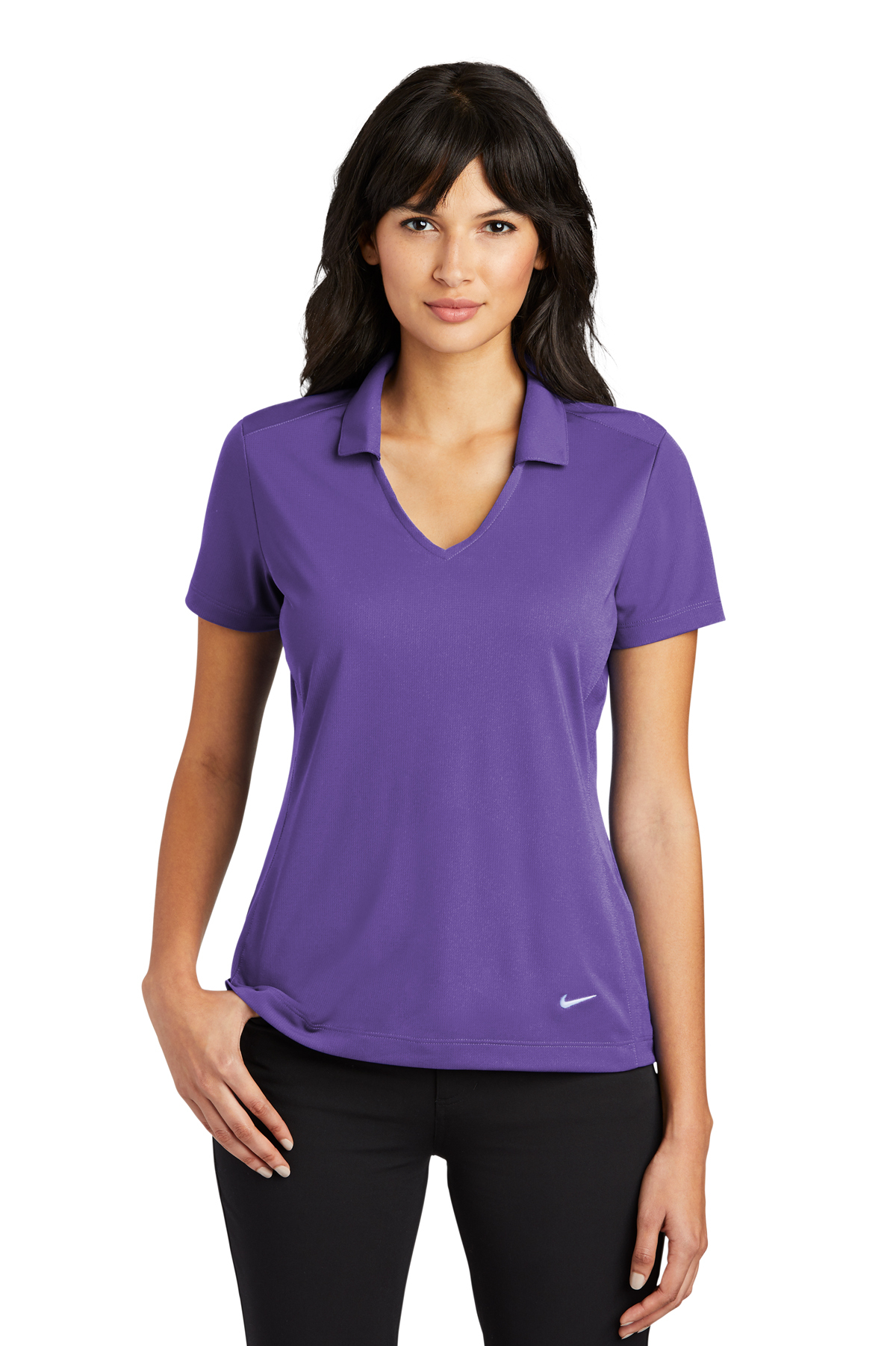 Nike Ladies Dri-FIT Vertical Mesh Polo | Product | SanMar