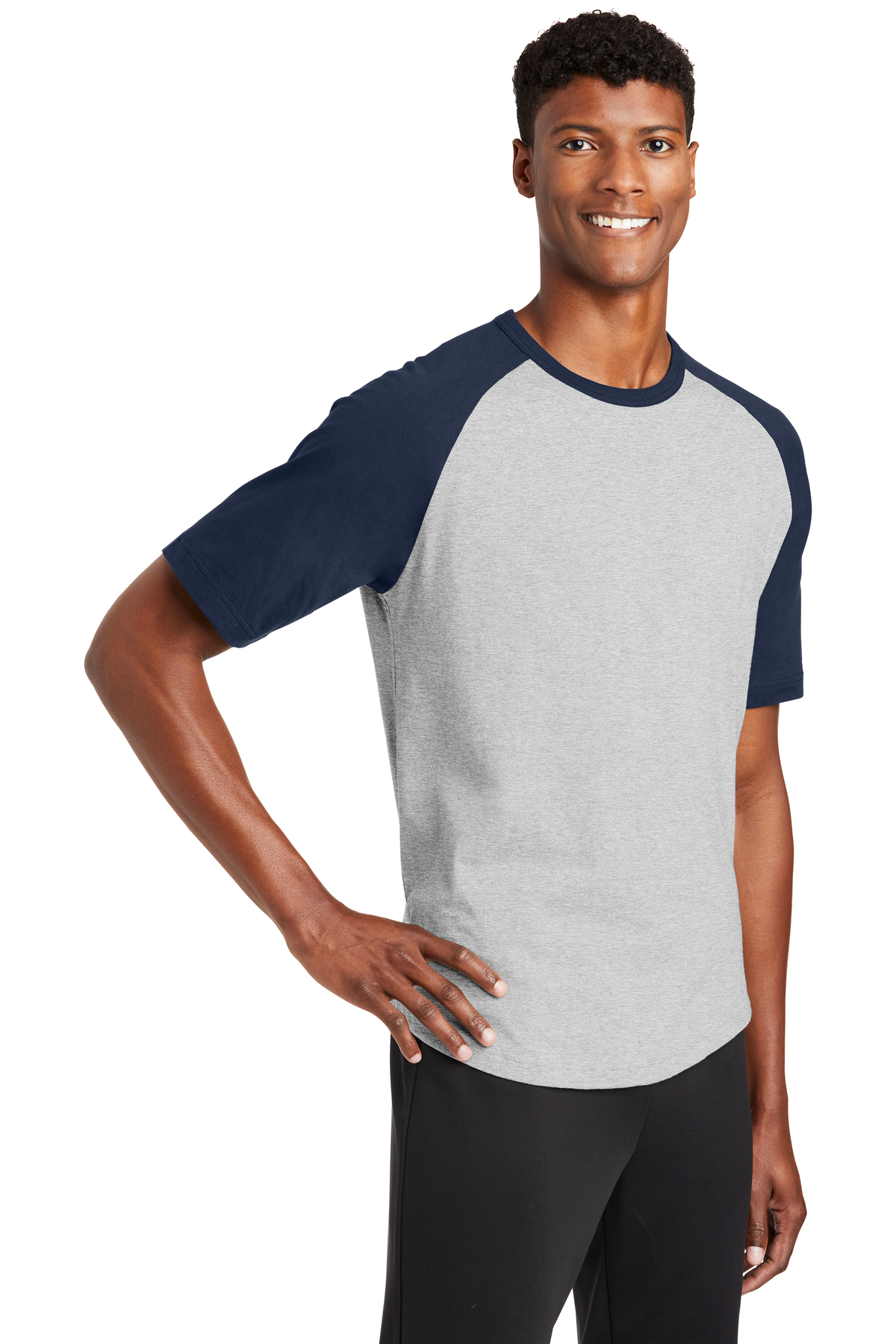 Sport-Tek Short Sleeve Colorblock Raglan Jersey | Product | SanMar