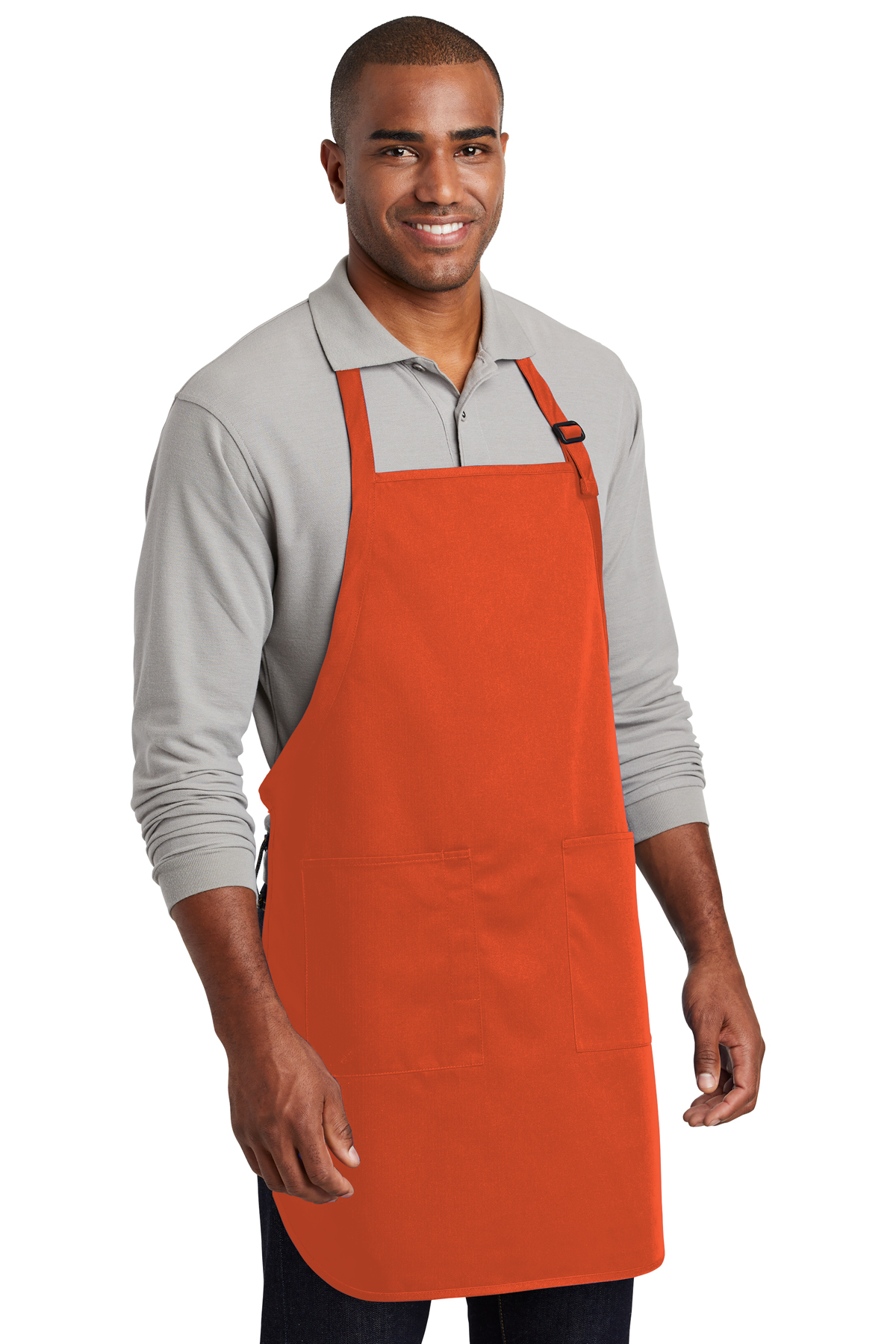 Port Authority Full-Length Two-Pocket Bib Apron | Product | SanMar