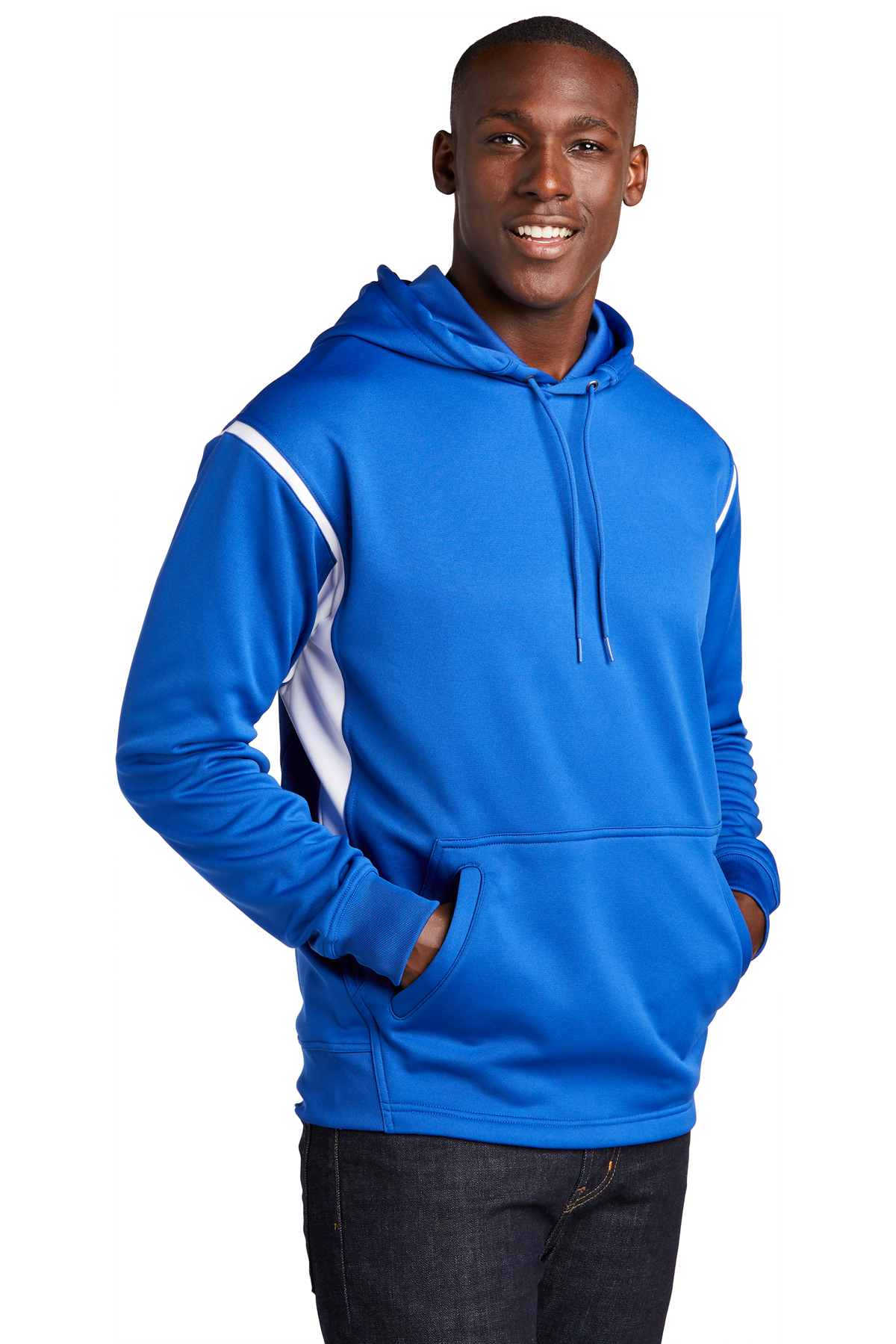 Sport-Tek Tech Fleece Colorblock Hooded Sweatshirt | Product | Online ...