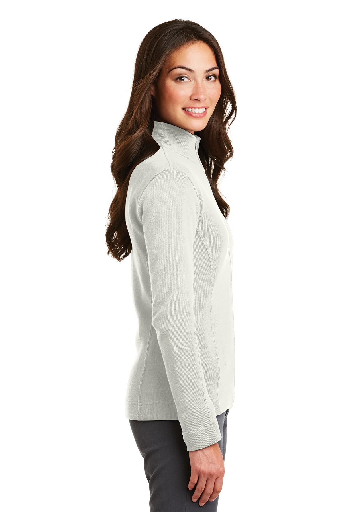 Port Authority Ladies Flatback Rib Full-Zip Jacket | Product | SanMar